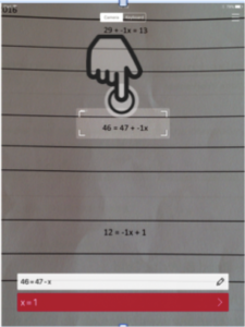 Step 2: Scan the equation you want to solve and capture the image ...